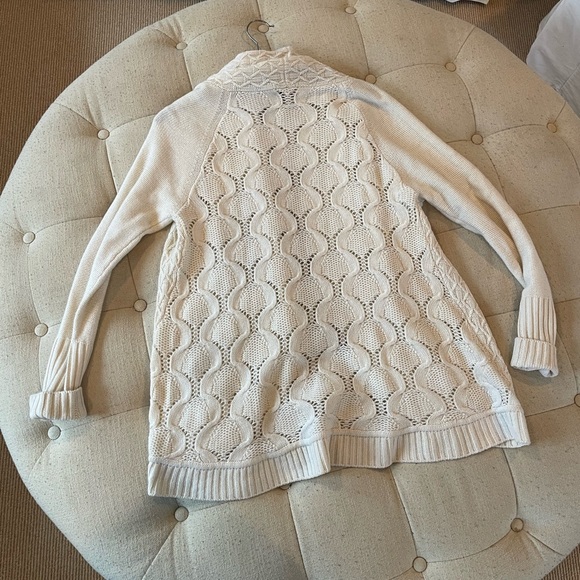 Kinross | Sweaters | Kinross Cream Color Open Cardigan Cashmere Sweater ...